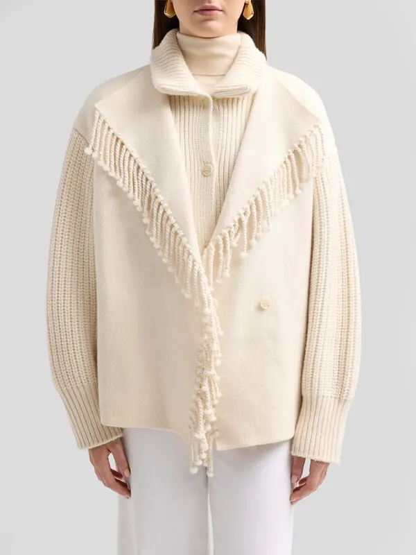 FRAME The Fringe Wool Coat