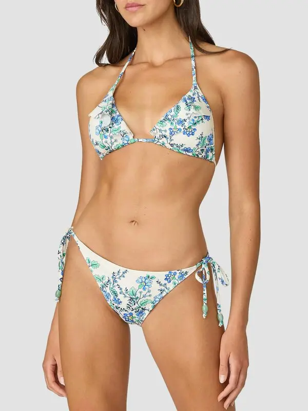 Shoshanna Ruffle Triangle Swim Top