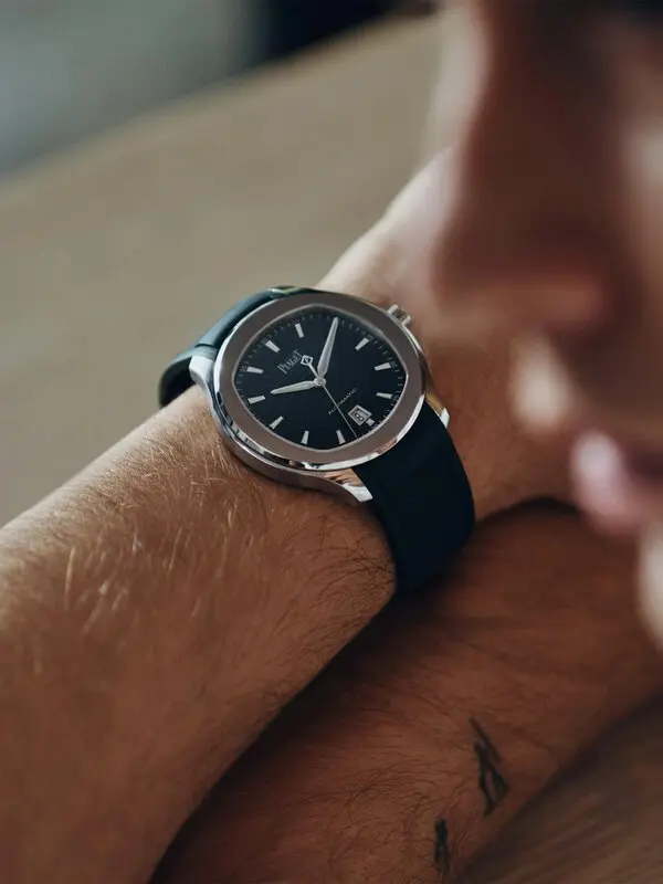 PIAGET Polo Stainless Steel & Rubber Date Watch/42mm