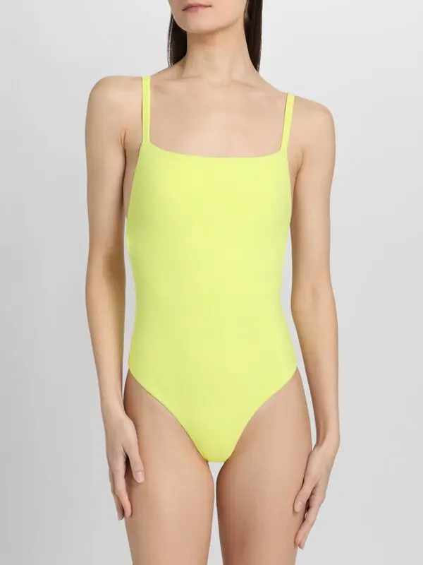 Kiki De Montparnasse Echauffe Straight Neck One-piece Swimsuit