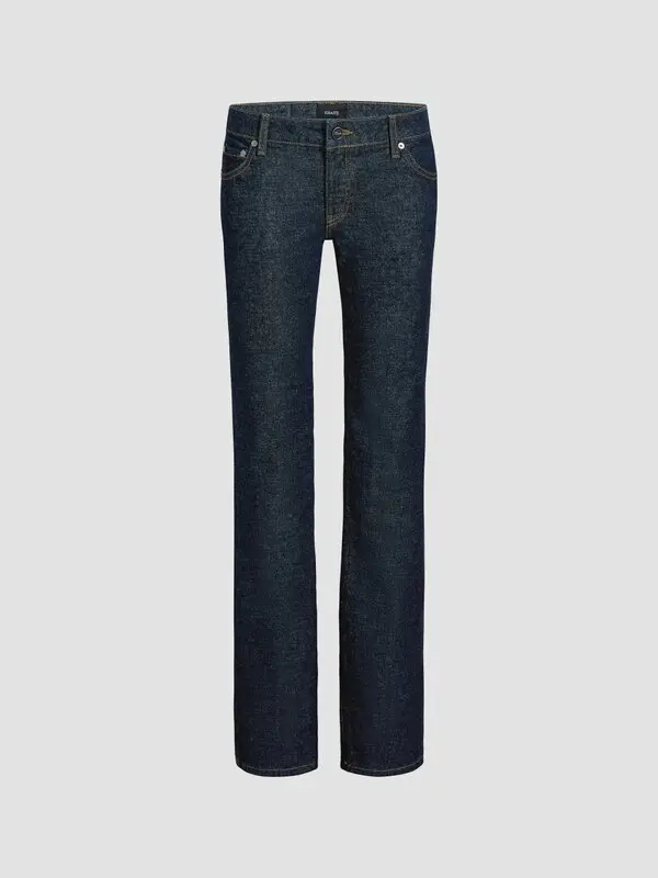 Khaite Conforti Denim Low-rise Straight-leg Jeans
