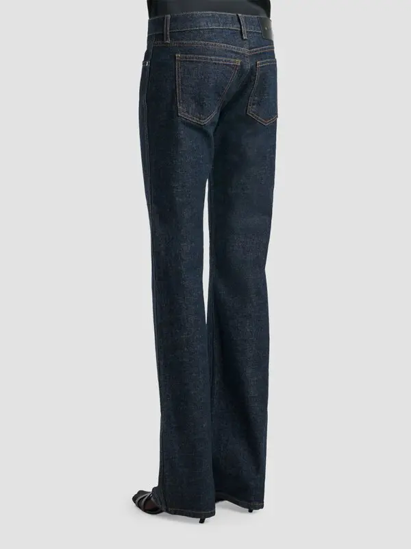 Khaite Conforti Denim Low-rise Straight-leg Jeans