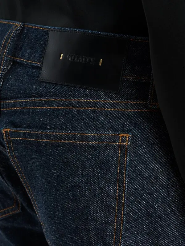 Khaite Conforti Denim Low-rise Straight-leg Jeans
