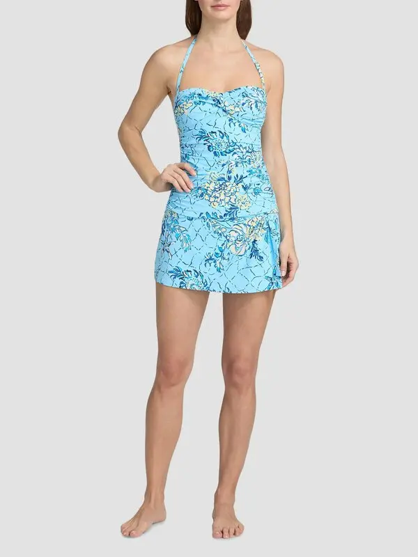 Lilly Pulitzer® Flaco Bellevue Breakers Beach Tankini Top