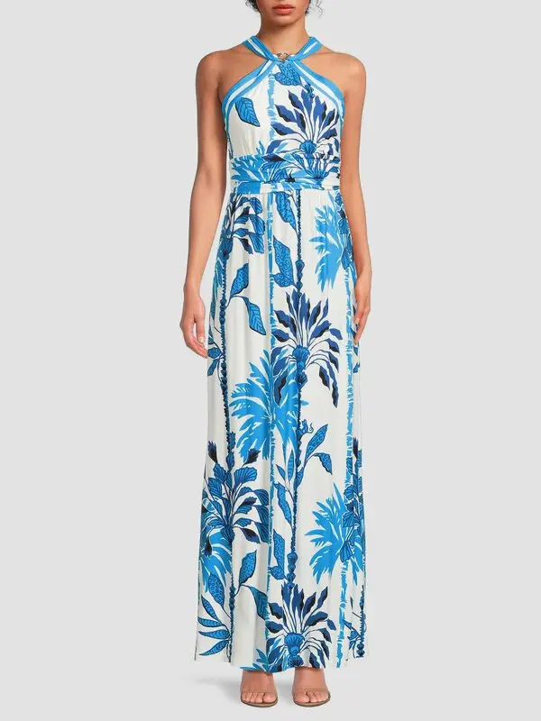 Lilly Pulitzer® Devena Floral Halter Maxi Dress