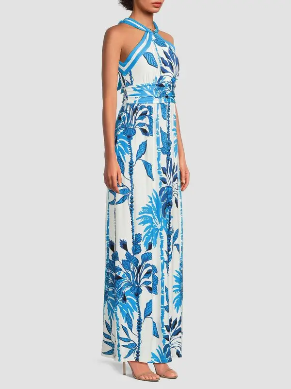 Lilly Pulitzer® Devena Floral Halter Maxi Dress