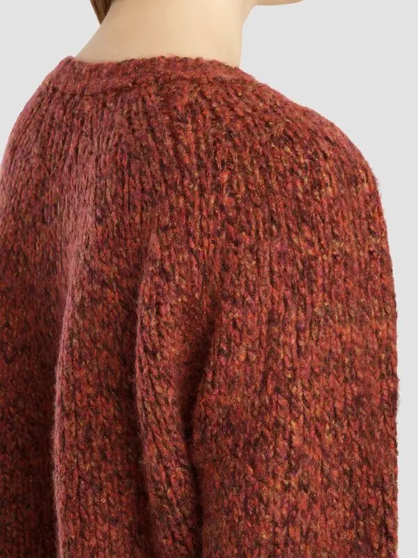 Khaite Niels Cashmere-silk Crewneck Cardigan