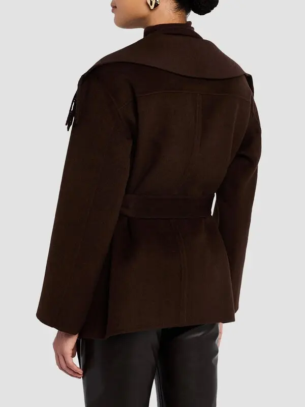 Simkhai Rowen Fringed Wool-blend Jacket
