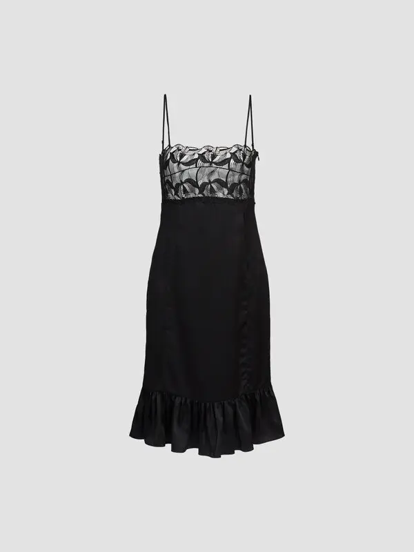 Kiki De Montparnasse Eclore Embroidered Midi-dress