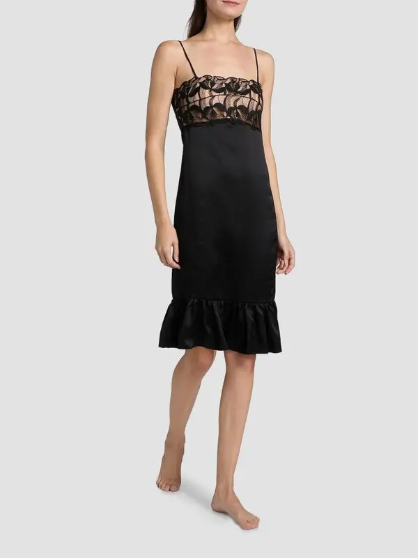 Kiki De Montparnasse Eclore Embroidered Midi-dress