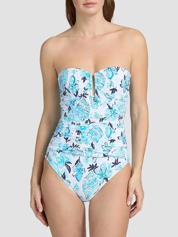 Lilly Pulitzer® Farlee Resort Seashell Splendor One-piece Swimsuit