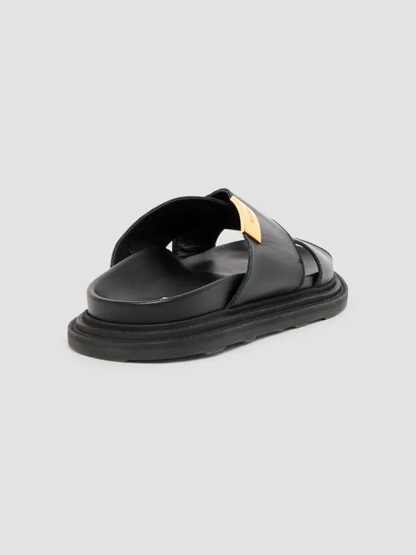 Moschino Faux-leather Mule Sandals