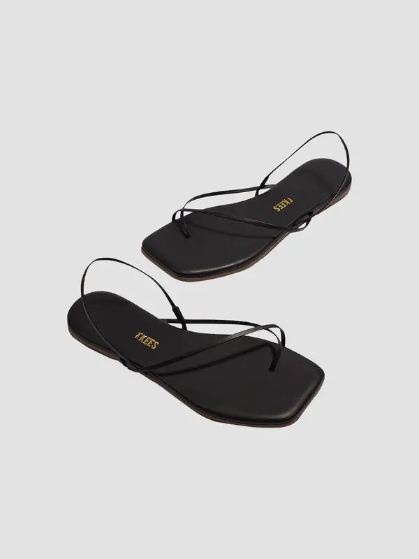 Tkees Millie Leather Sandals - Sable