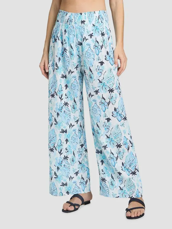 Lilly Pulitzer® Enzo Seahsell Coverup Pants - White Multi