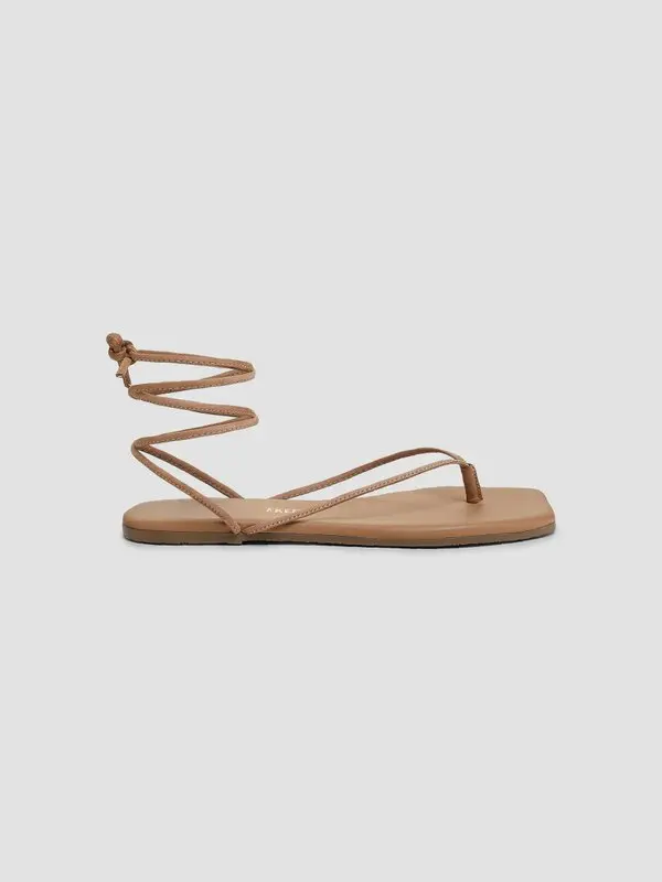 Tkees Lilu Leather Square Toe Sandals - Hazelton