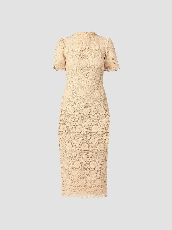 Shoshanna Vivienne Lace Midi-dress