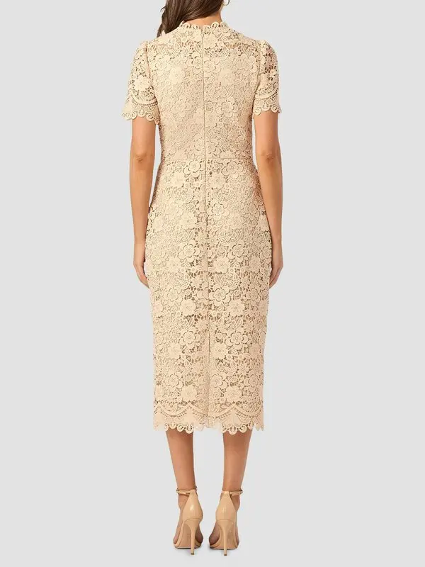Shoshanna Vivienne Lace Midi-dress