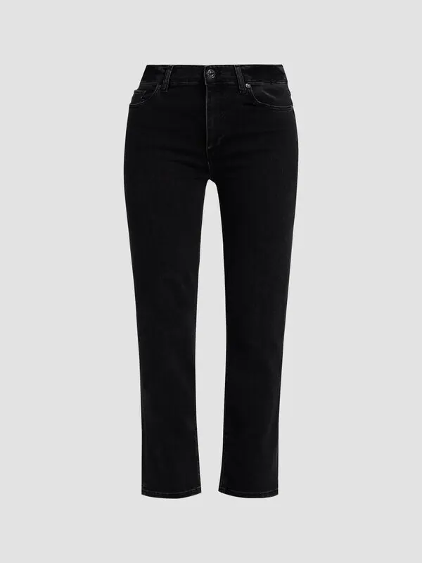 FRAME Le Sleek High-rise Straight Jeans - Meteor