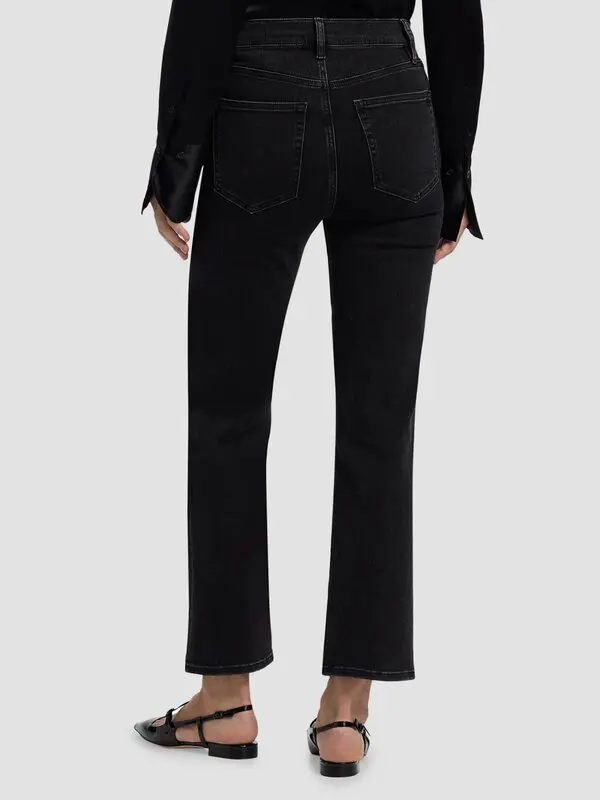 FRAME Le Sleek High-rise Straight Jeans - Meteor