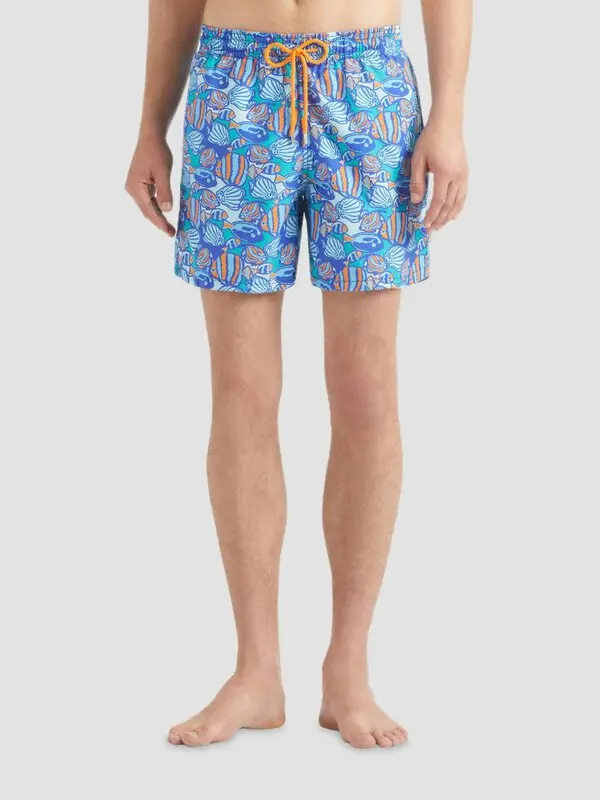 Vilebrequin Fishy Vibes Printed Swim Shorts