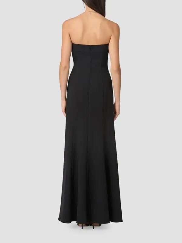 Shoshanna Phillippa Crepe Strapless Gown