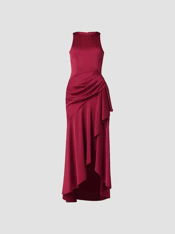 Shoshanna Verena Draped Midi-dress