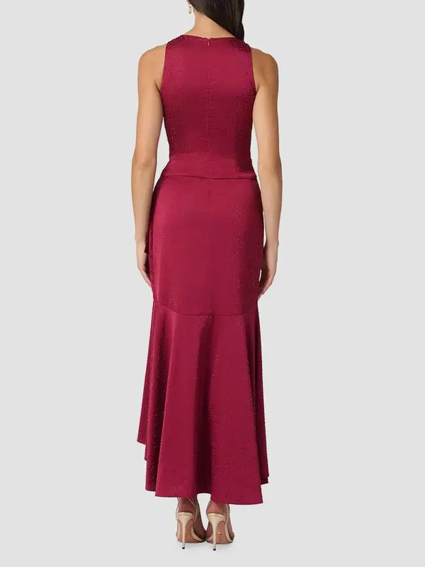 Shoshanna Verena Draped Midi-dress