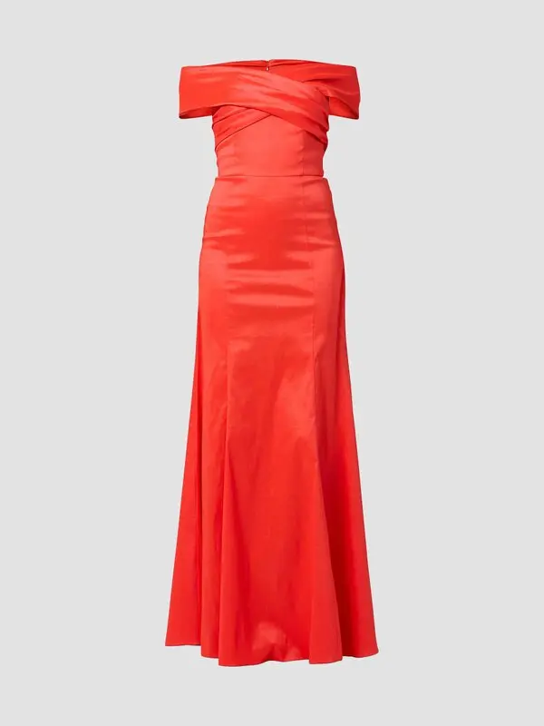 Shoshanna Etta Off-the-shoulder Maxi Dress