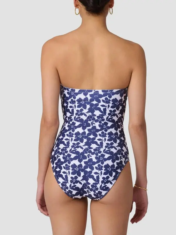 Shoshanna Floral Tie-waist One-piece Swimsuit