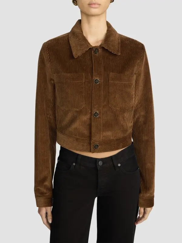 FRAME The Small Cotton Corduroy Jacket
