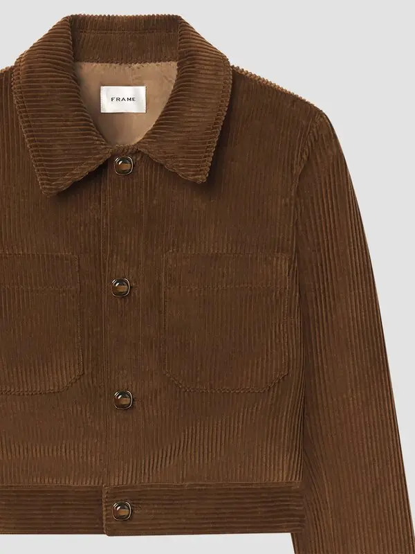 FRAME The Small Cotton Corduroy Jacket