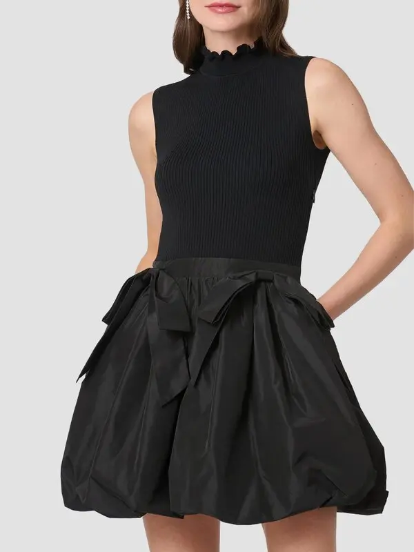 Shoshanna Brandy Mixed-media Minidress