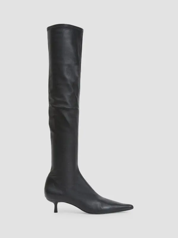 Simkhai Joni 45mm Stretch-leather Knee-high Boots - Black