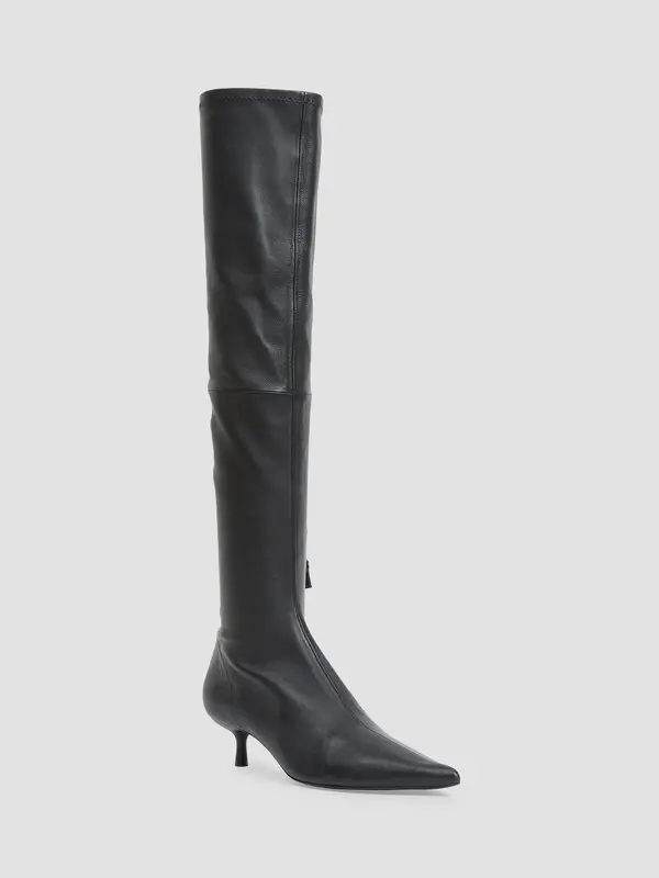 Simkhai Joni 45mm Stretch-leather Knee-high Boots - Black