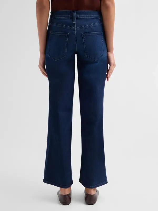 FRAME Le Slim Palazzo Low-rise Jeans
