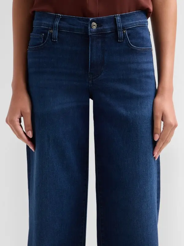 FRAME Le Slim Palazzo Low-rise Jeans