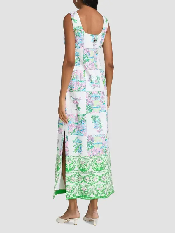 Lilly Pulitzer® Dee Patch Print Maxi Dress