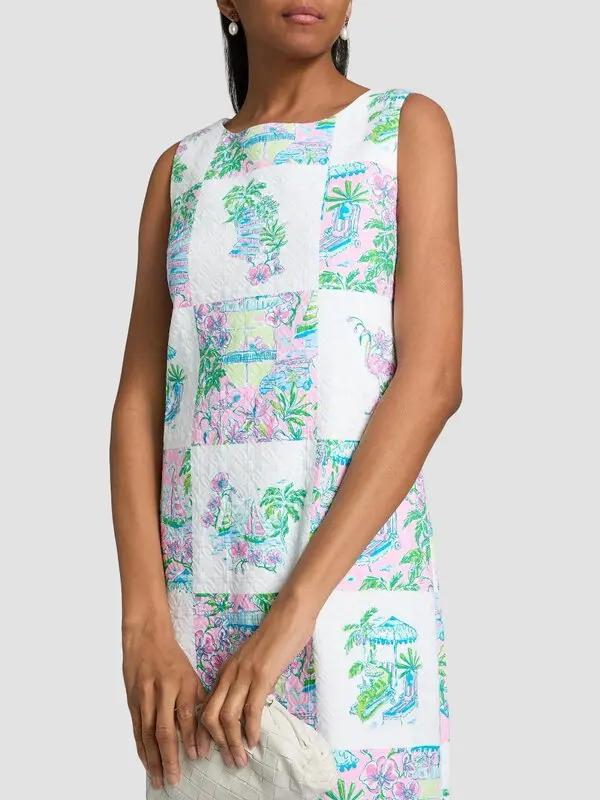 Lilly Pulitzer® Dee Patch Print Maxi Dress