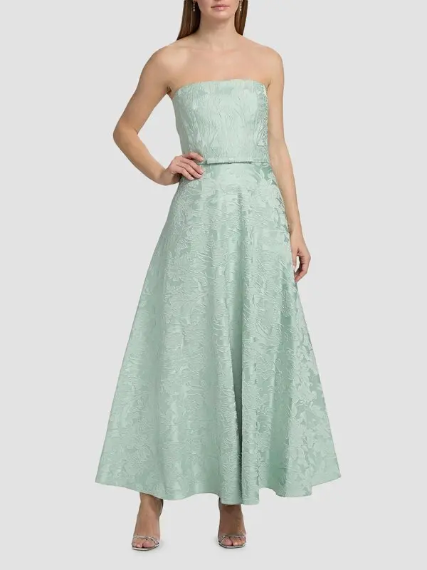 SACHIN BABI Darian Floral Cloque Maxi Dress