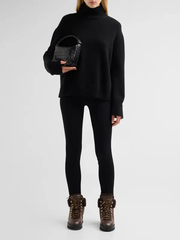 POLLINI Faux Leather Ankle Boots
