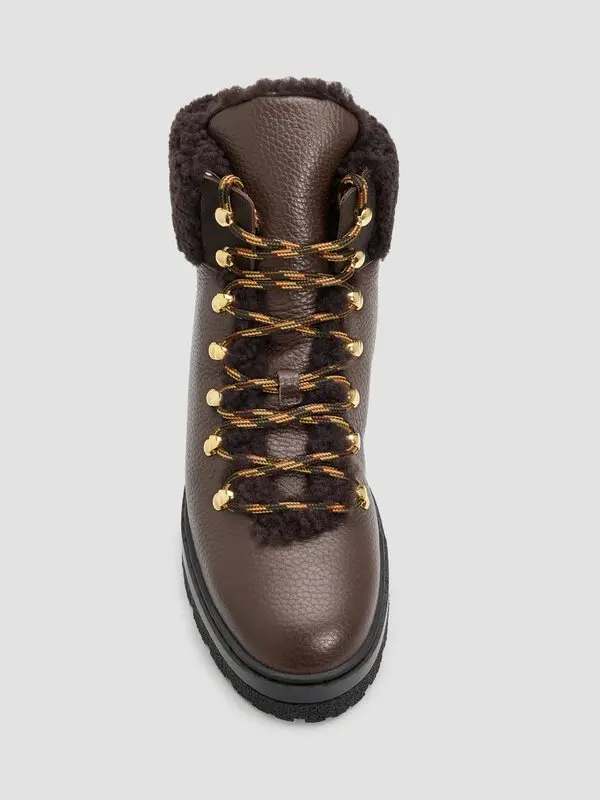 POLLINI Faux Leather Ankle Boots