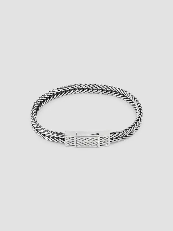 Tateossian Coda Di Volpe Sterling Bracelet