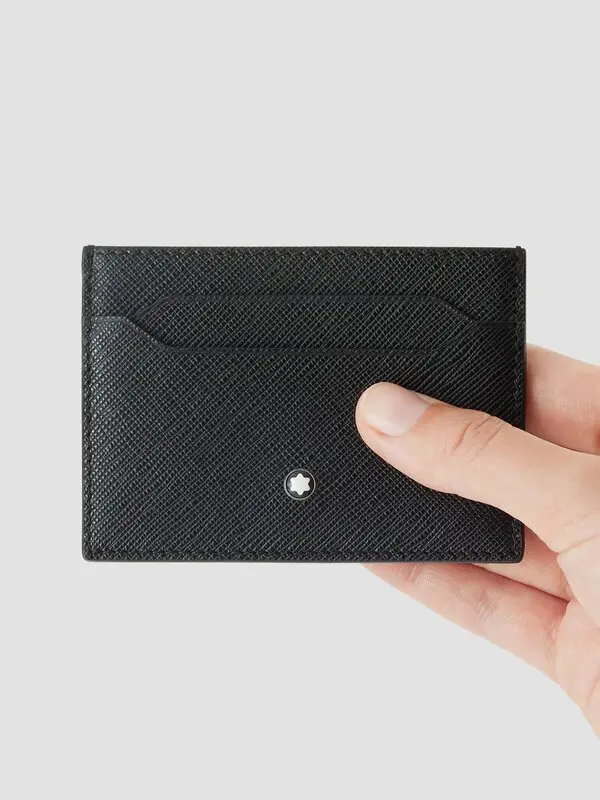Montblanc Sartorial Leather Card Holder - Black