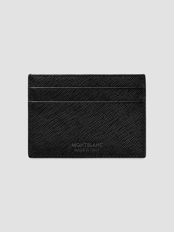 Montblanc Sartorial Leather Card Holder - Black