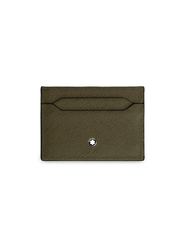 Montblanc Sartorial Leather Card Holder - Green