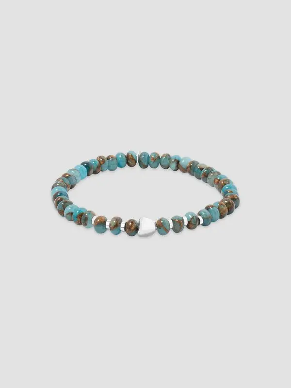 Tateossian Blue Jasper Sterling Silver Nepal Nuovo Bracelet