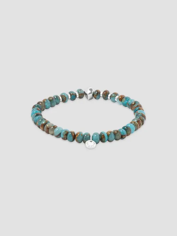 Tateossian Blue Jasper Sterling Silver Nepal Nuovo Bracelet