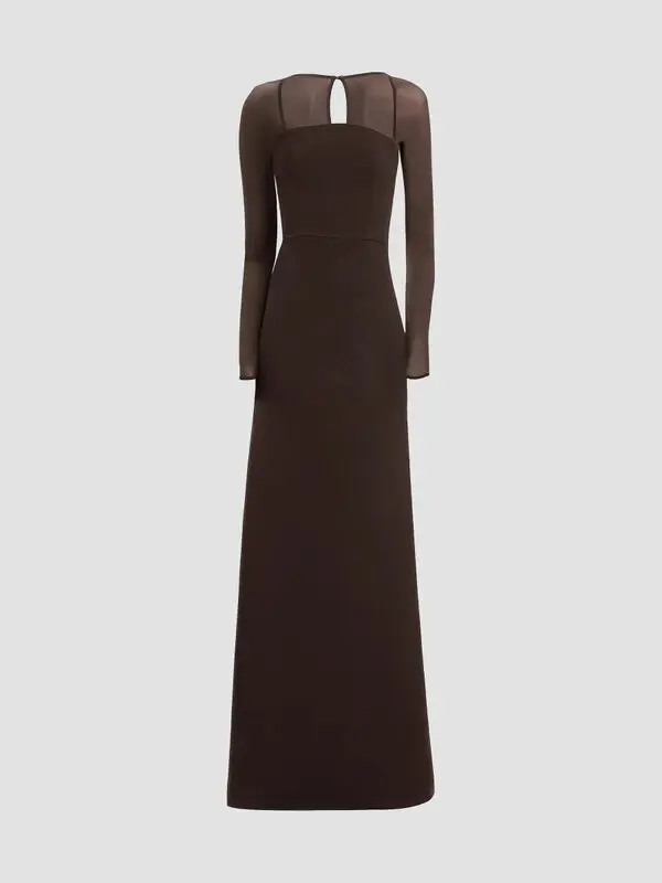 Dress The Population Maxwell Long-sleeve Gown