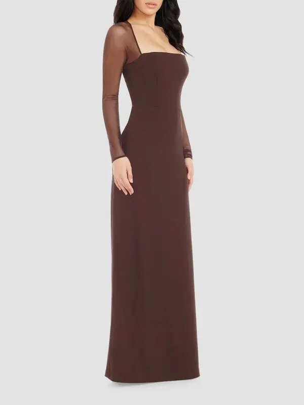 Dress The Population Maxwell Long-sleeve Gown