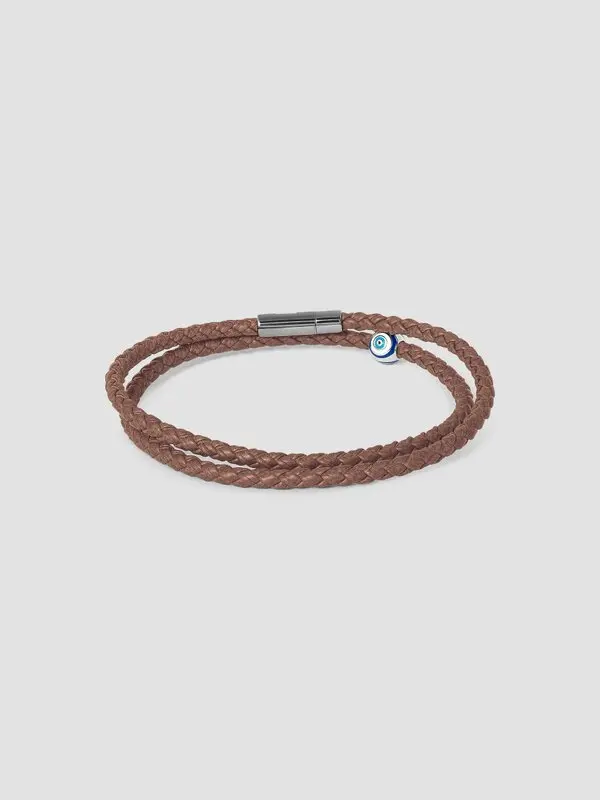 Tateossian Evil Eye Double Wrap Bracelet